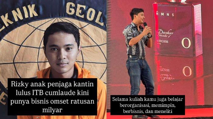 Sosok Rizky Anak Penjaga Kantin Lulusan ITB, Kini Sukses Bisnis Parfum ...