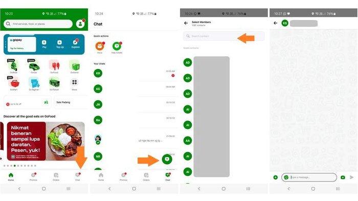 Cara Chatting Menggunakan Aplikasi Gojek, Pengguna Juga Bisa Blokir ...