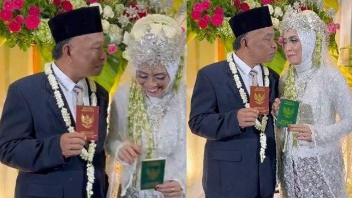 Viral Pria Nikahi Cinta Pertama Di Usia 61 Tahun Lama Tak Bertemu