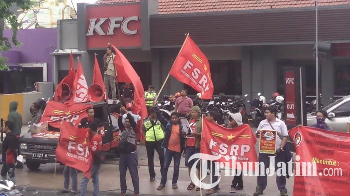 Managemen KFC Tunggu Keputusan Disnaker Surabaya - Tribunjatim.com