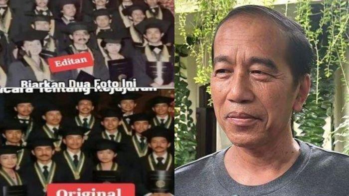 Buntut Dugaan Ijazah Palsu, Kini Foto Wisuda Jokowi Viral, Ahli Digital Forensik Sebut 'Editan ...