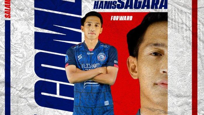 Resmi, Arema FC Rekrut Hanis Saghara dari Persikabo 1973 - Tribunjatim.com