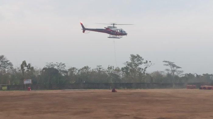 Helikopter Water Bombing Diterbangkan ke Karanganyar, Ada Sejumlah Titik Api Karhutla Gunung ...