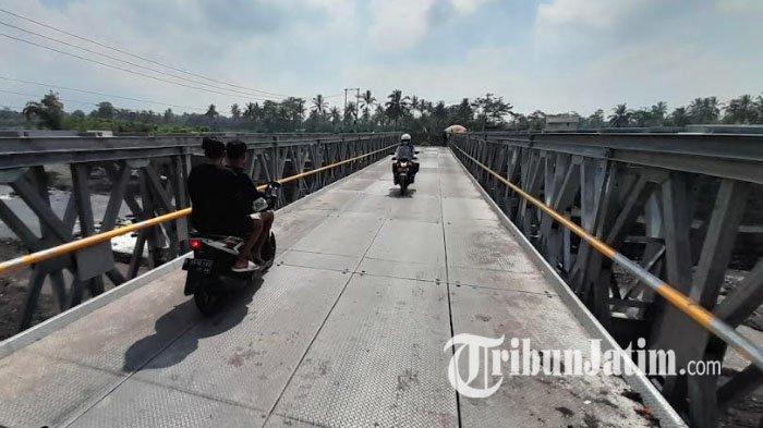 Sempat Rusak Diterjang Banjir Lahar Dingin Semeru, Jembatan Kloposawit Lumajang Sudah Bisa ...