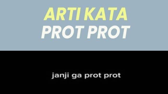 Arti Kata Prot Prot Janji Ga Prot Prot Bahasa Gaul Viral TikTok ...