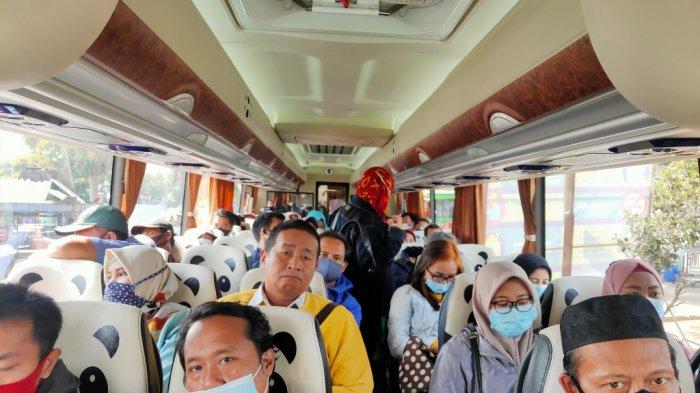 Viral Tarif Bus Patas Malang-Surabaya Dipatok 50 Ribu Tanpa Jaga Jarak, Penumpang: Duduknya ...