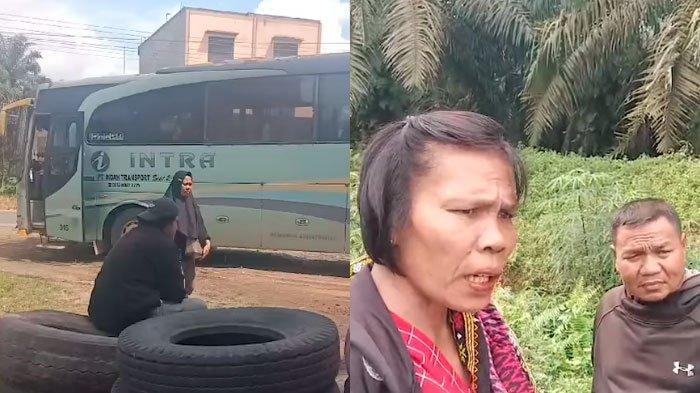Emosi Inang-inang Meledak Gegara Ban Bus Pecah Tak Ada Serepnya, Sopir ...