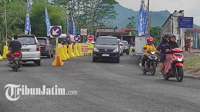 Jembatan Munjungan Trenggalek-Tulungagung Diperbaiki, Pengendara ...