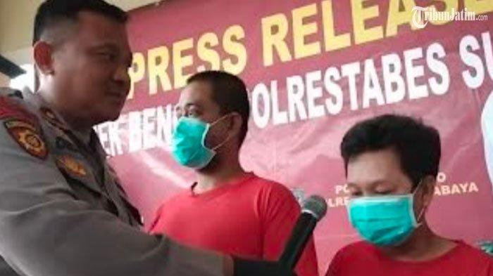 Momen Maling Motor dan Penadah Debat Soal Untung saat Ditangkap Anggota Polsek Benowo Surabaya ...