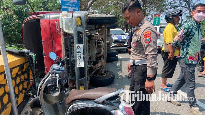 Hasil Olah TKP Kecelakaan Truk vs Motor di Ponorogo, Truk Berjalan ...
