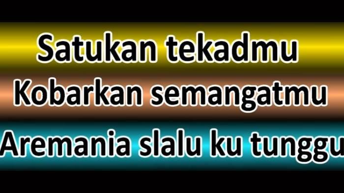 Lirik Lagu Arema FC 'Kami Selalu Ada' Ingat Tragedi Kanjuruhan, Wajib ...