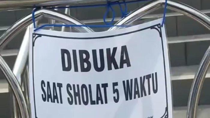 Alasan Marbot Sampai Mundur, Masjid Digembok Hanya Dibuka saat Salat 5 ...
