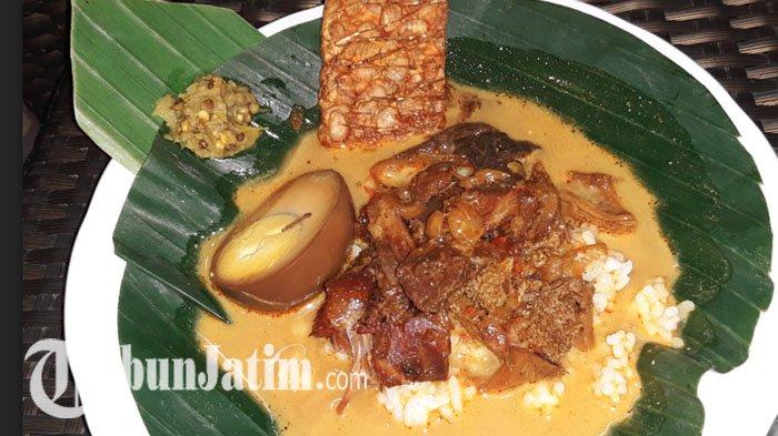 Nasi Gandul, Menu Terlaris di Waroeng Pati Surabaya, Sajian Paru hingga ...