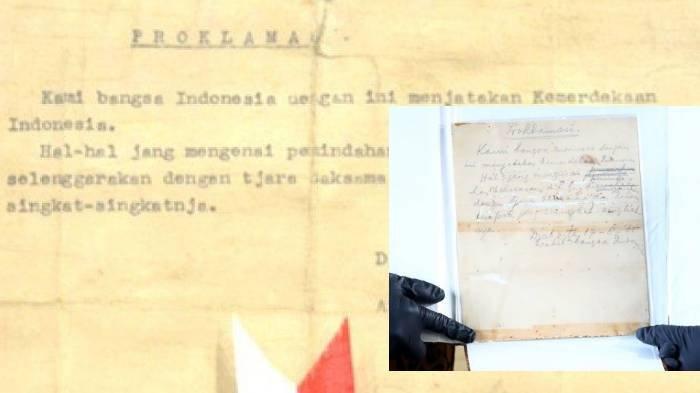 Inilah Isi Teks Proklamasi Kemerdekaan, Diketik Sayuti Melik, Dibacakan ...