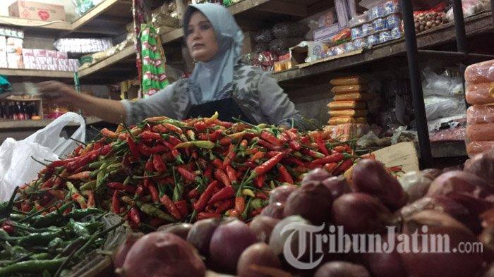 Harga Cabai Rawit di Pasar Tradisional Kota Malang Tembus Rp 60 Ribu Per Kg - Tribunjatim.com