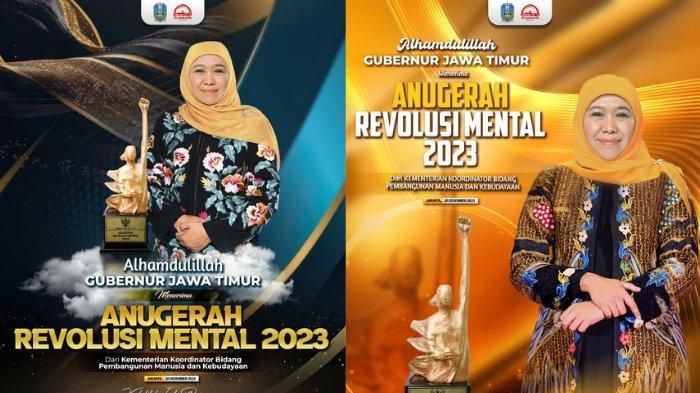 Jatim Raih Anugerah Revolusi Mental 2023 Kategori Indonesia Melayani, Gubernur Khofifah : CETTAR ...