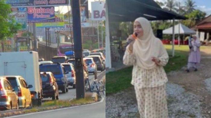 Depan Rumahnya Macet karena Mudik Lebaran, Aksi Penyanyi Ini di Pinggir Jalan Viral, 'Kita Hibur ...