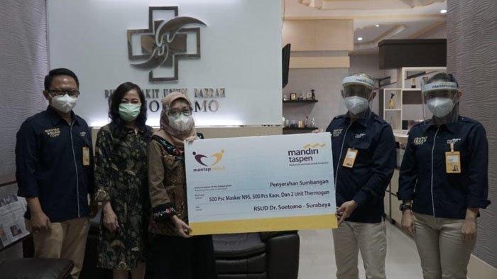 Galakkan Aksi Sosial, Bank Mandiri Taspen Beri Bantuan APD untuk RSUD ...