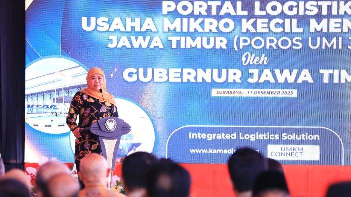 Launching POROS UMI Jatim, Gubernur Khofifah: Berikan Layanan Kemudahan Ekspor bagi UMKM Jatim ...