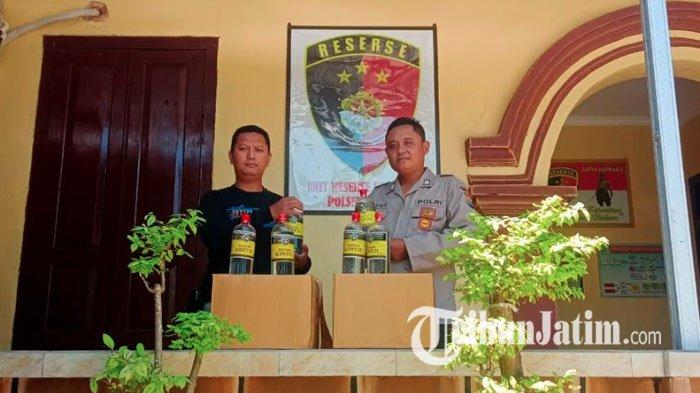 Gelar Operasi Pekat Semeru 2024 saat Ramadan, Polsek Gurah Amankan Puluhan Botol Miras ...