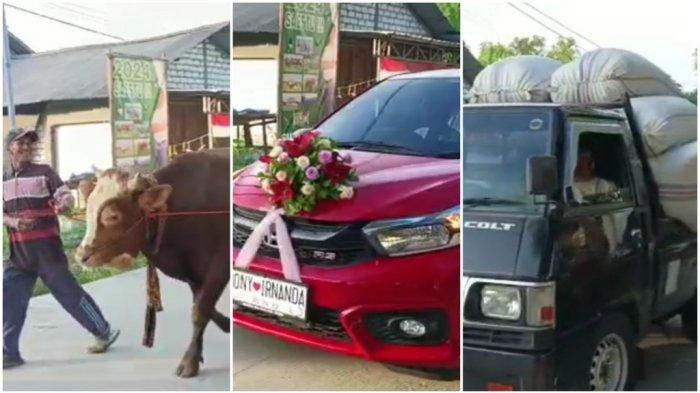 Bak Sultan, Seserahan Pengantin di Tuban Bikin Gempar: Sapi, Mobil ...
