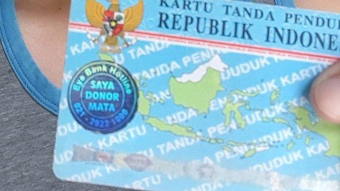 KTP dengan Stiker 'Saya Donor Mata' Viral di Media Sosial, Dokter ...