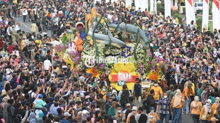 Pawai Bunga Surabaya, DLH Dirikan Monumen Bambu Runcing dan KBS Bawa ...
