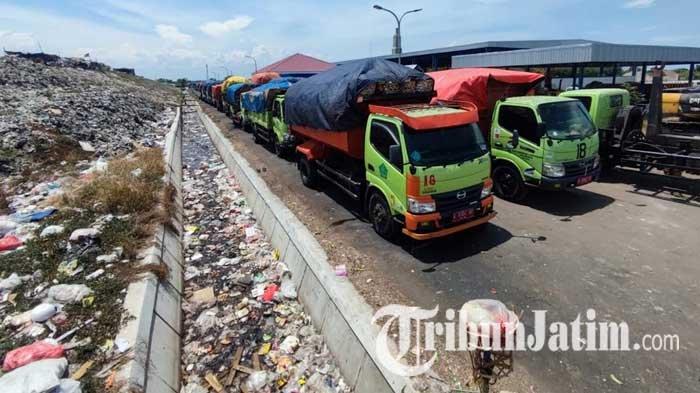 Overload Tpa Jabon Tutup Truk Pengangkut Sampah Dari Berbagai Wilayah
