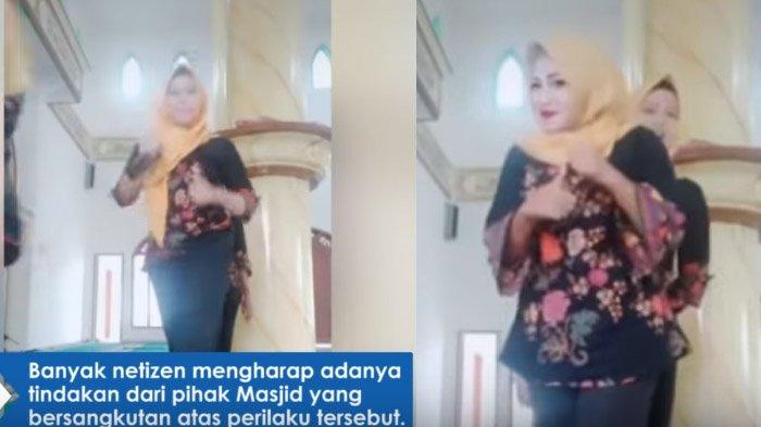VIRAL VIDEO 3 Wanita Joget Tik Tok di Masjid Madura Minta Maaf, Lihat Ekspresinya ...