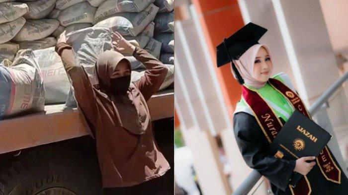 Dulu Viral Kuli Panggul Semen 50 Kg, Nasib Nur Aini Kini Lulus Kuliah ...