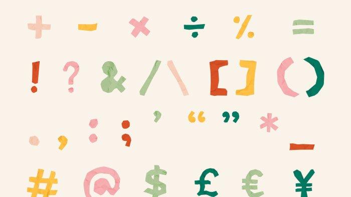 25 Simbol dan Penyebutannya Dalam Bahasa Inggris: Koma, Titik, Persen ...