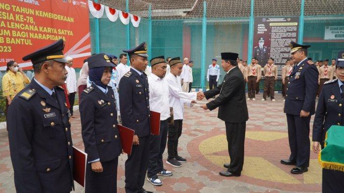 43 WBP Rutan Kelas IIB Bantul Dapat Remisi Umum Kemerdekaan RI - Tribunjogja.com