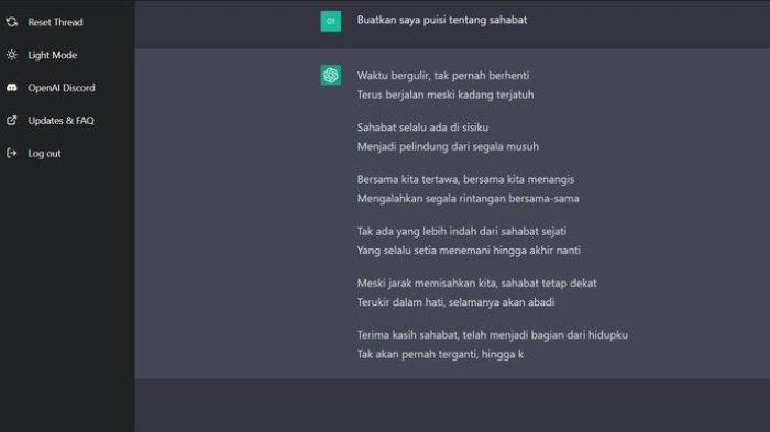 Apa itu ChatGPT dan Cara Menggunakan ChatGPT - Tribunjogja.com