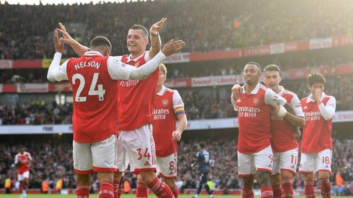 Hasil Akhir Arsenal 5 - 0 Nottingham, Rating Pemain : Odegaard, Gabriel Jesus, Gabriel ...