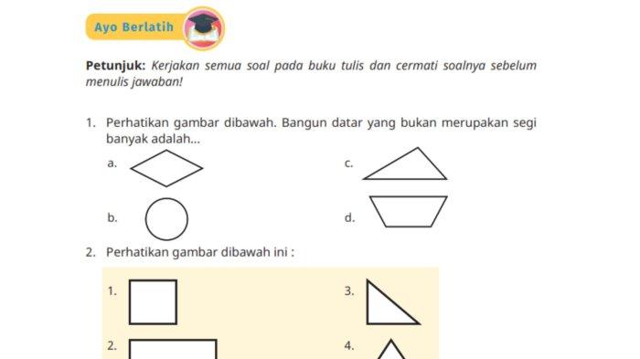 Kunci Jawaban Bab 5 Mengenai Bangun Datar Kelas 4 SD Kurikulum Merdeka Halaman 146 dan 165 ...