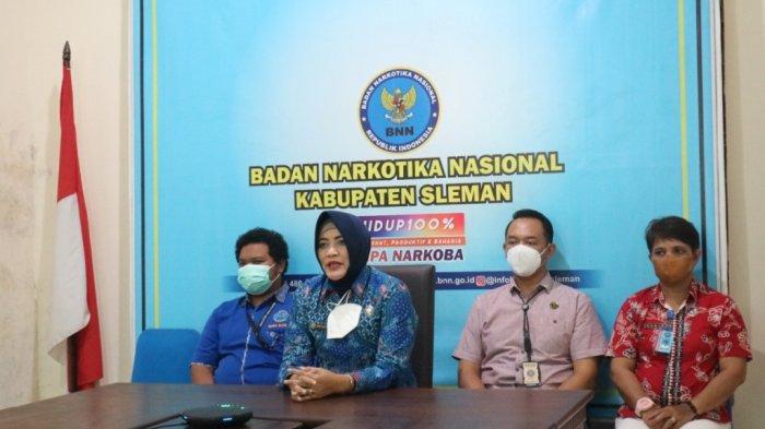 BNNK Sleman Konsisten Berantas Narkoba Sepanjang 2022 - Tribunjogja.com
