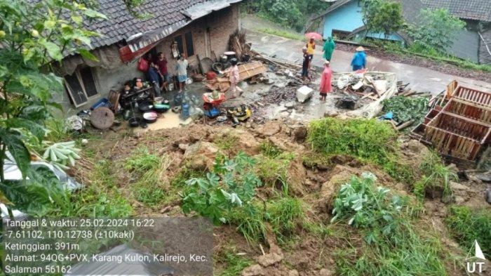 BREAKING NEWS: Dalam Sehari, 10 Bencana Tanah Longsor Terjadi di Magelang - Tribunjogja.com