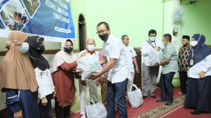 Bazma Pertamina Patra Niaga Jawa Bagian Tengah Berikan Bantuan 300 Paket Sembako - Tribunjogja.com