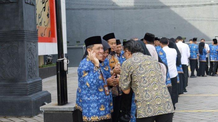 Bupati Wonosobo Gelar Halal Bihalal dengan Pejuang Layanan Masyarakat - Tribunjogja.com