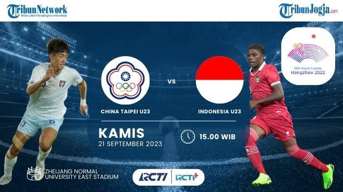 LIVE RCTI Plus Taiwan vs Indonesia: Siaran Langsung Timnas Hari Ini Pukul 15:00 WIB ...