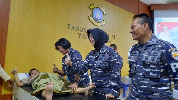 Peringati HUT ke-77 TNI AL, Lanal Yogyakarta Gelar Bhakti Kesehatan - Tribunjogja.com