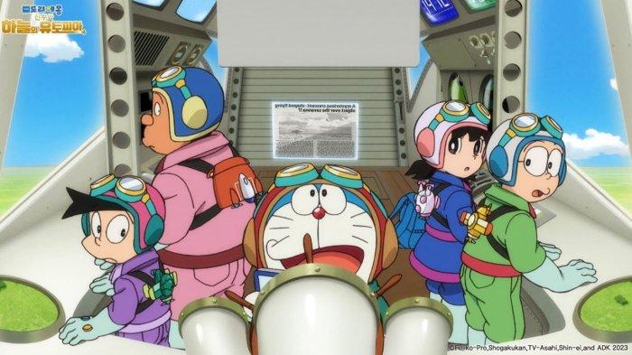 SINOPSIS Film Doraemon: Nobita's Sky Utopia, Tiga Orang Bijak Hendak Celakai Doraemon ...