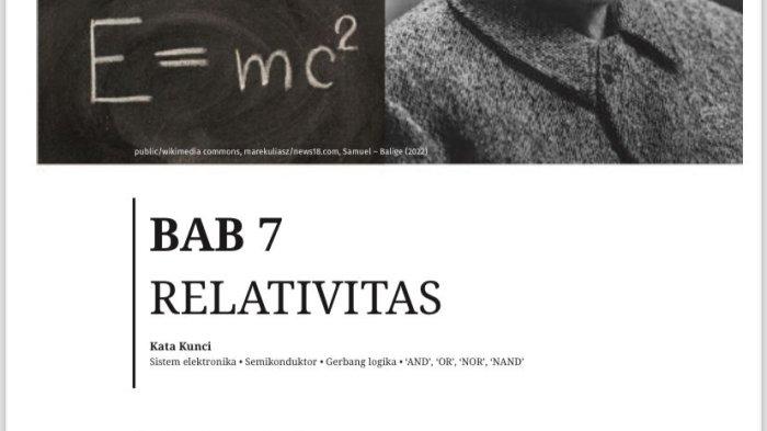 Postulat Pertama dan Kedua Einstein: Materi Fisika kelas 12 BAB 7 Relativitas Hal 136-142 ...