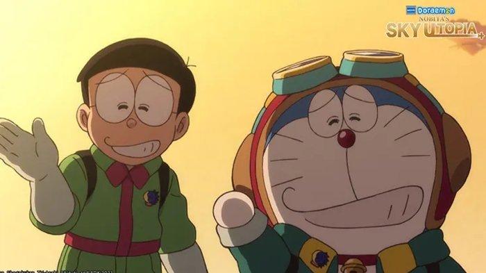 SINOPSIS Film Doraemon: Nobita's Sky Utopia, Tiga Orang Bijak Hendak Celakai Doraemon ...