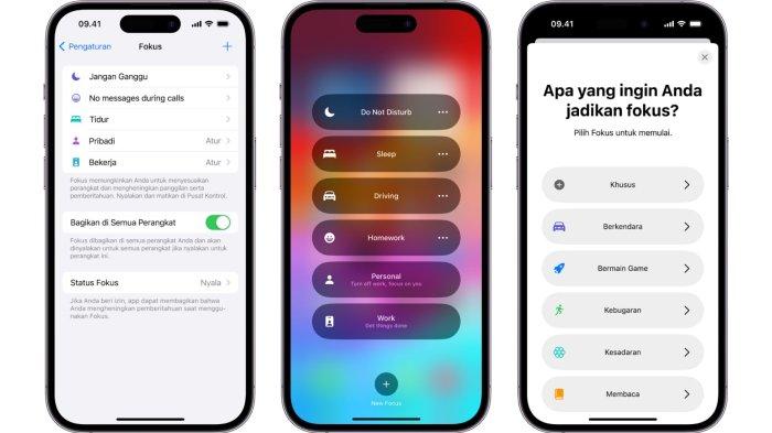 Cara Mudah Mengatur dan Menggunakan Focus Mode di iPhone - Tribunjogja.com