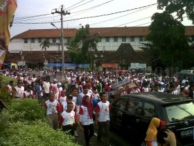 Peserta Dari Bali Pun Ramaikan Fun Walk - Tribunjogja.com