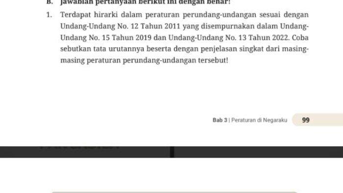Kunci Jawaban Pendidikan Pancasila Kelas 8 SMP Halaman 99 Kurikulum ...