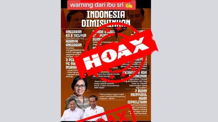 HOAX! Indonesia Dimiskinkan karena Belanja Alutsista dan Biaya Kampanye ...