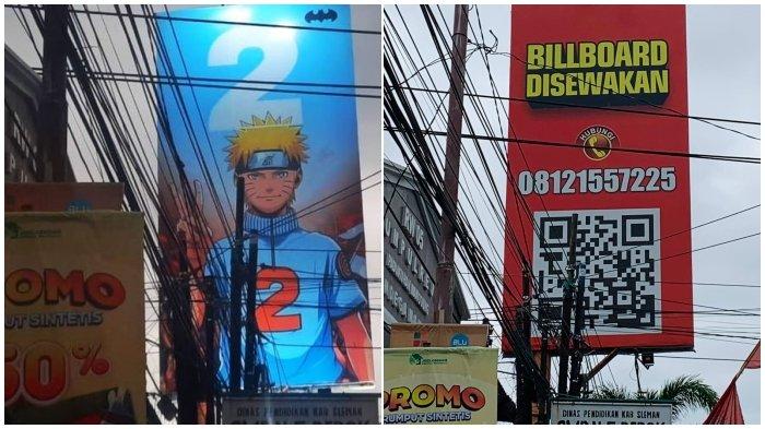 Penampakan Baliho Naruto Acungkan Dua Jari di Jakal Sempat Viral Medsos ...