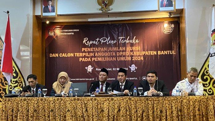 KPU Bantul Tetapkan Perolehan Kursi Pemilihan Legislatif pada Pemilu 2024 - Tribunjogja.com